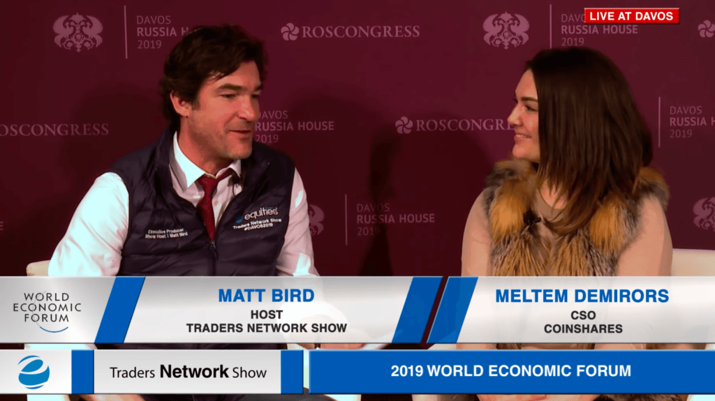 Meltem Demirors CSO at CoinShares with Matt Bird at World Economic ...