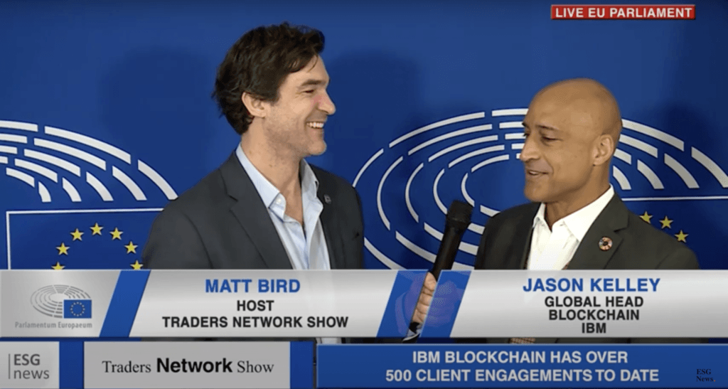 Jason Kelley, GM Global Strategic Partnerships at IBM with Matt Bird at ...
