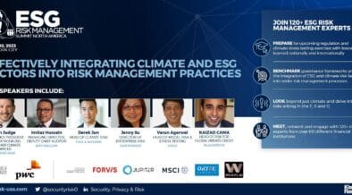 Sommet sur la gestion des risques ESG Amérique du Nord 2023 - Actualités ESG