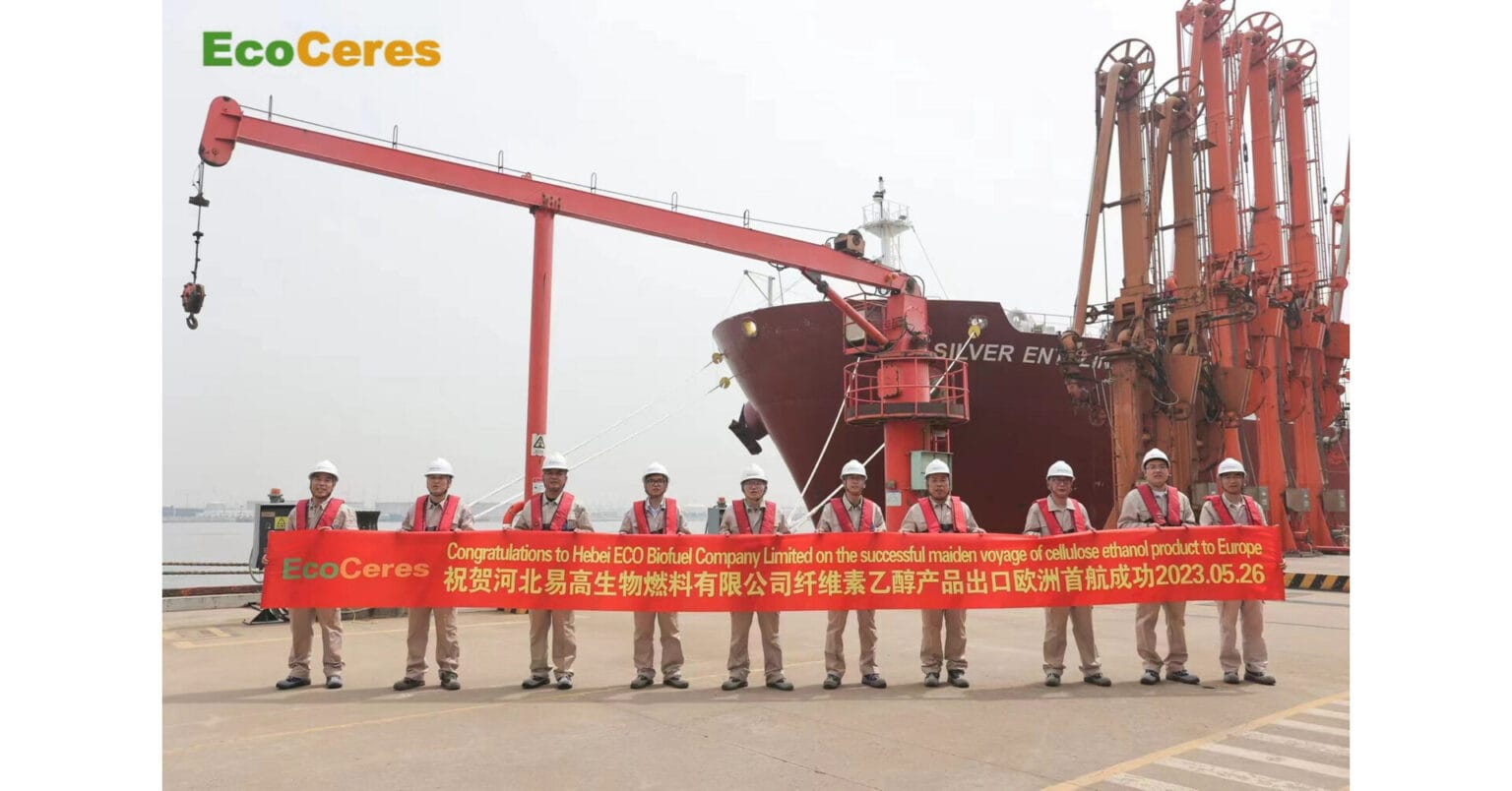 EcoCeres Announces Its First 100% Agricultural Waste Produced ...