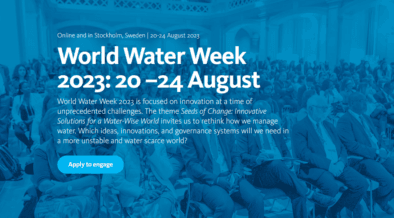 World Water Week 2023: Seeds of Change - ESG News