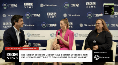 ESG Insider Co-Host Lindsey Hall & Esther Whieldon Join ESG News CEO ...