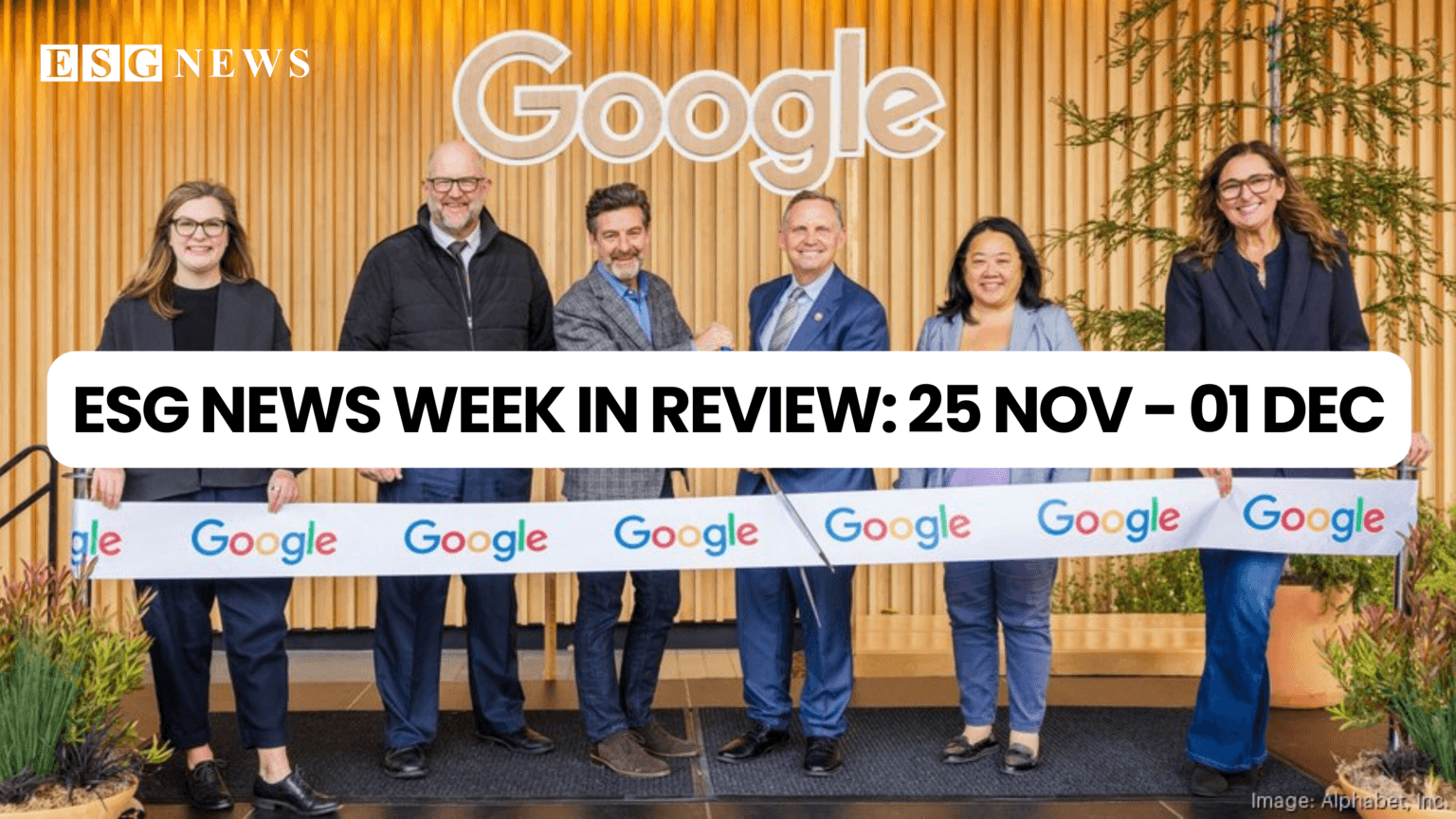 ESG News Week In Review: 25 November - 01 December - ESG News