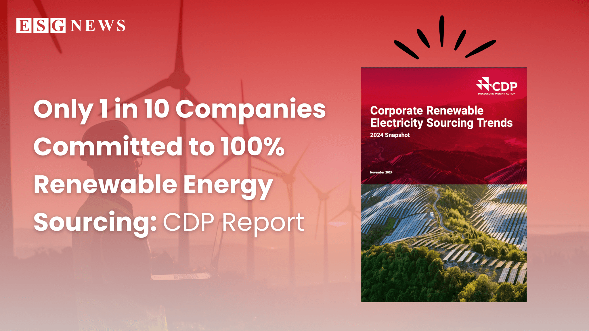 Only 1 in 10 Companies Committed to 100% Renewable Energy Sourcing: CDP ...