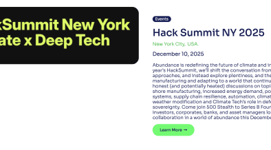 Hack Summit 2025 NYC - ESG News